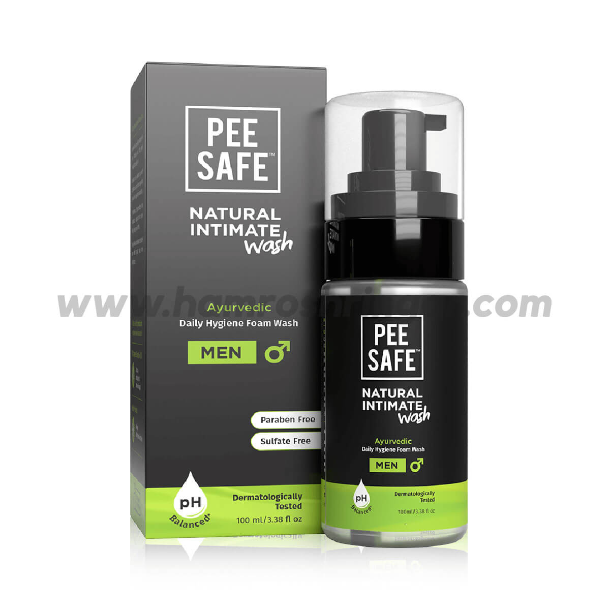 Pee Safe Natural Intimate Wash for Men with Ayurveda Extracts - 100 ml ...