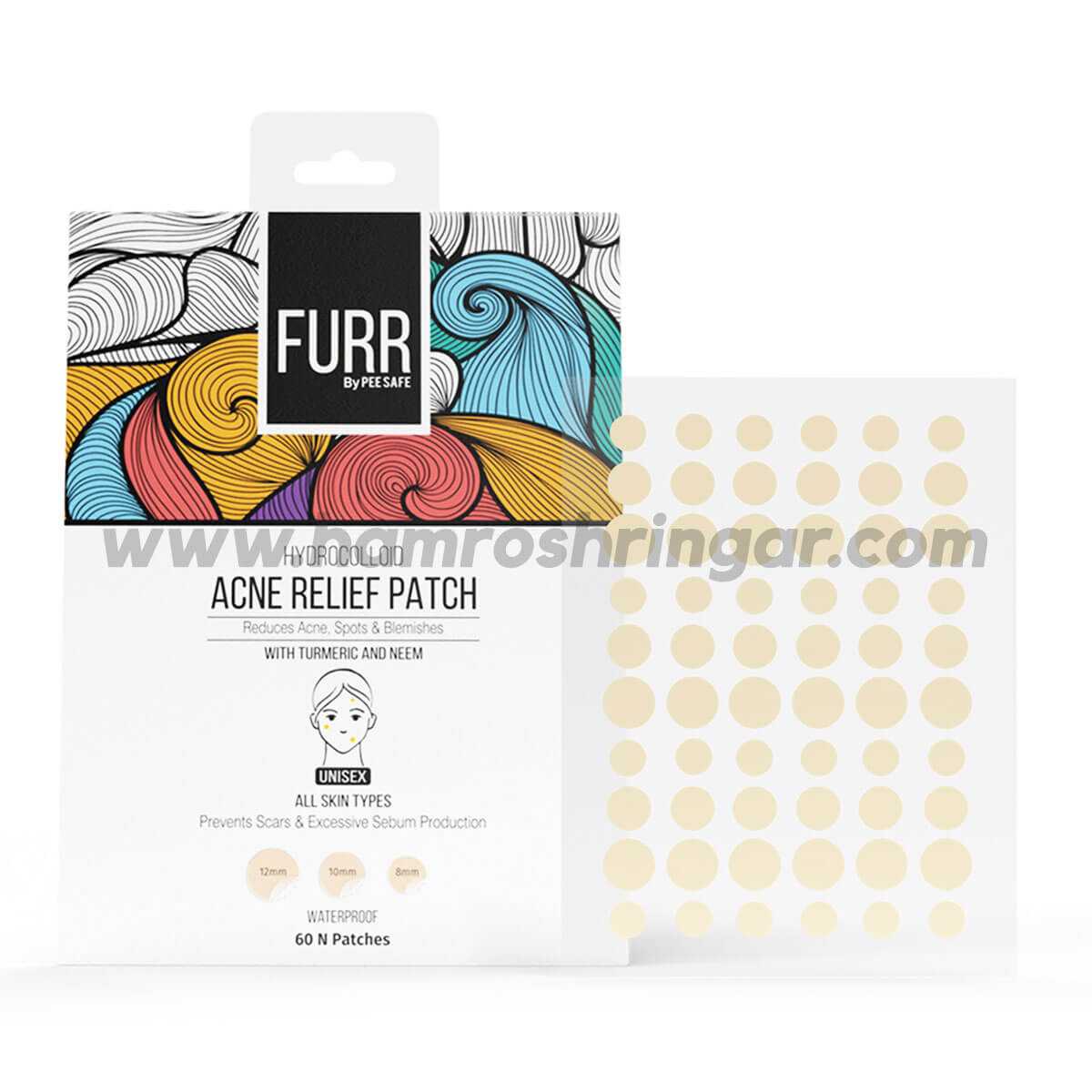 Furr Acne Relief Patches by Pee Safe - 60 Patches - Online Shopping in ...