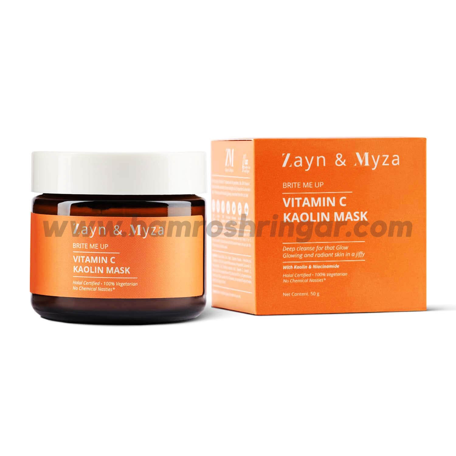 Zayn & Myza Vitamin C Kaolin Face Mask - 50 g - Online Shopping in ...