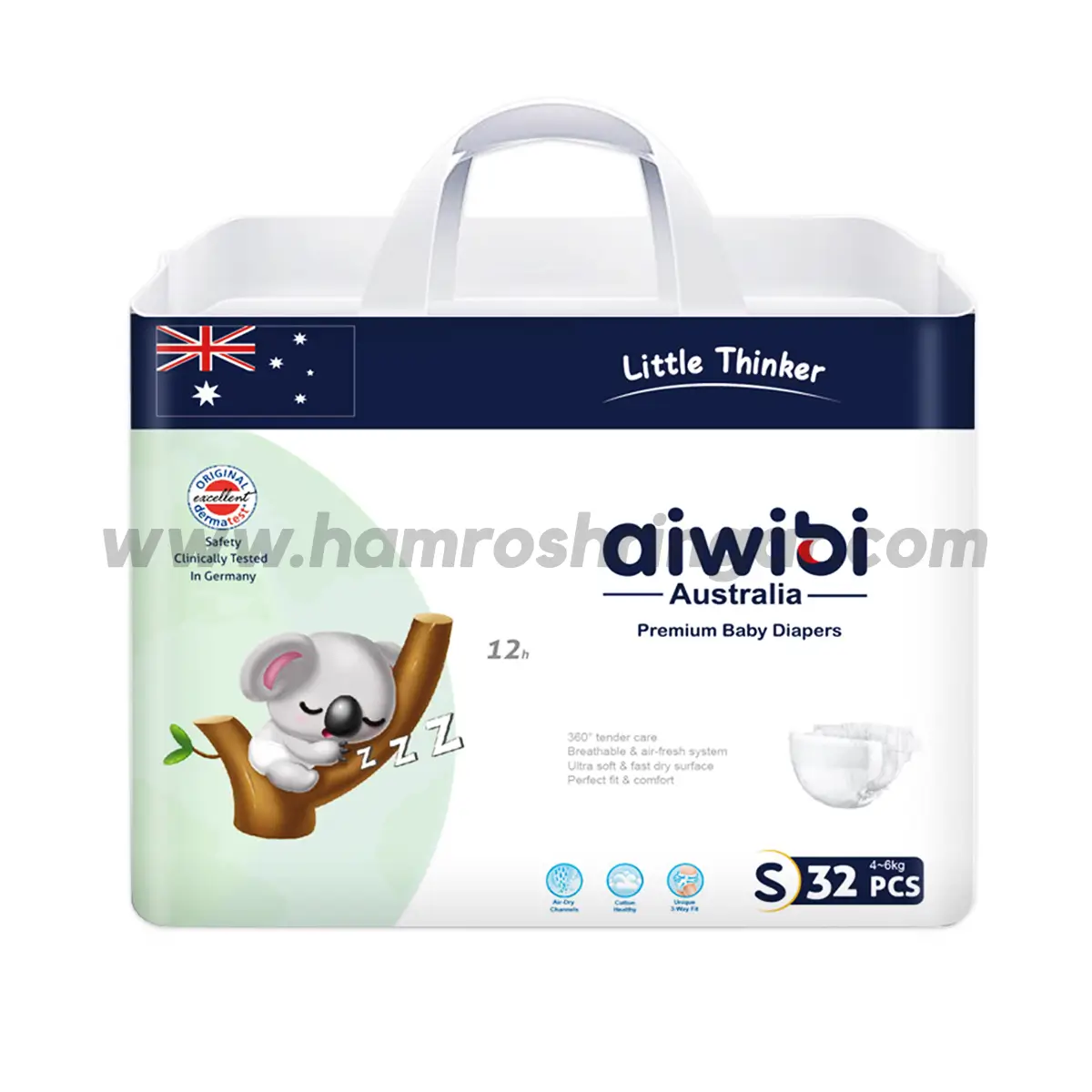 Aiwibi Australian Disposable Baby Diapers - S32 - Online Shopping in ...
