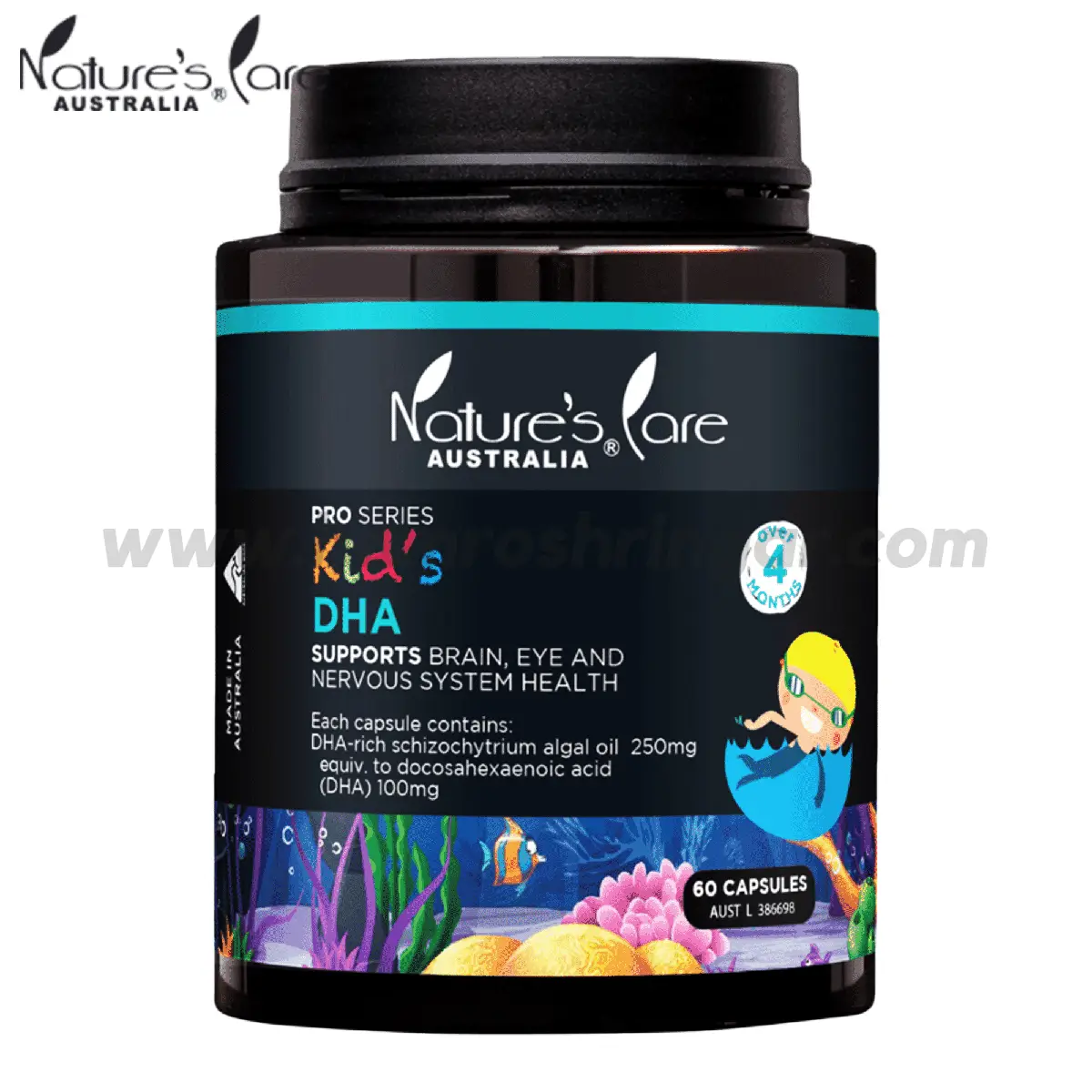Nature's Care Australia Kid's DHA - 60 Capsules - Online Shopping in Nepal | Shringar Store ...