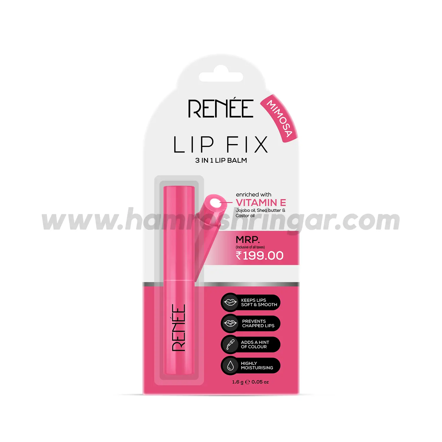 Renee Lip Fix Lip Balm (03 Mimosa) - 1.6 gm - Online Shopping in Nepal ...