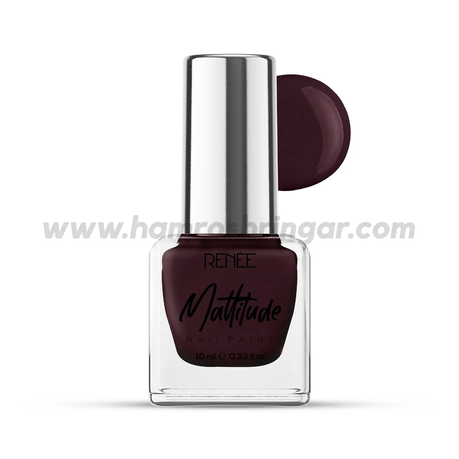 Renee Mattitude Nail Paint (Mega Maroon) - 10 ml - Online Shopping in ...