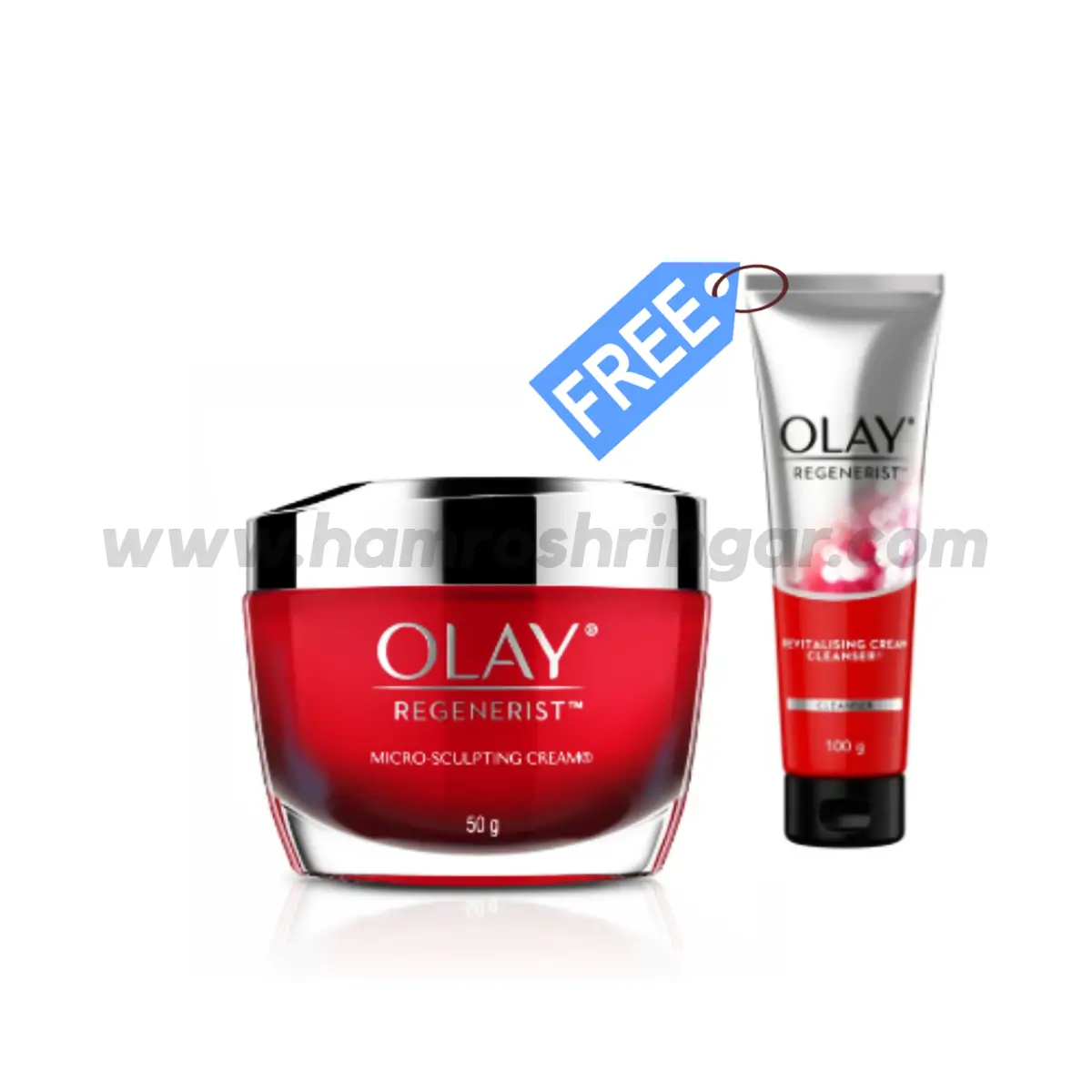 Olay Regenerist MSC Day Cream - 50 gm (Free Olay Revitalising Cream Cleanser - Save Rs. 735 ...